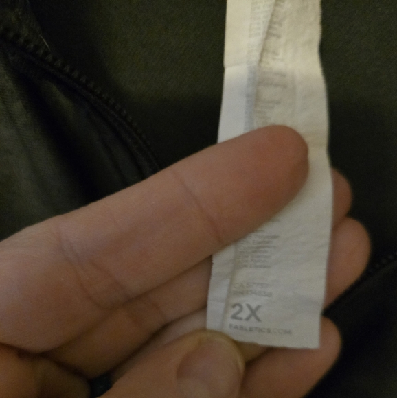 Fabletics | Jackets & Coats | Womens Cold Wether Zipup Jacket 2x Onyx ...